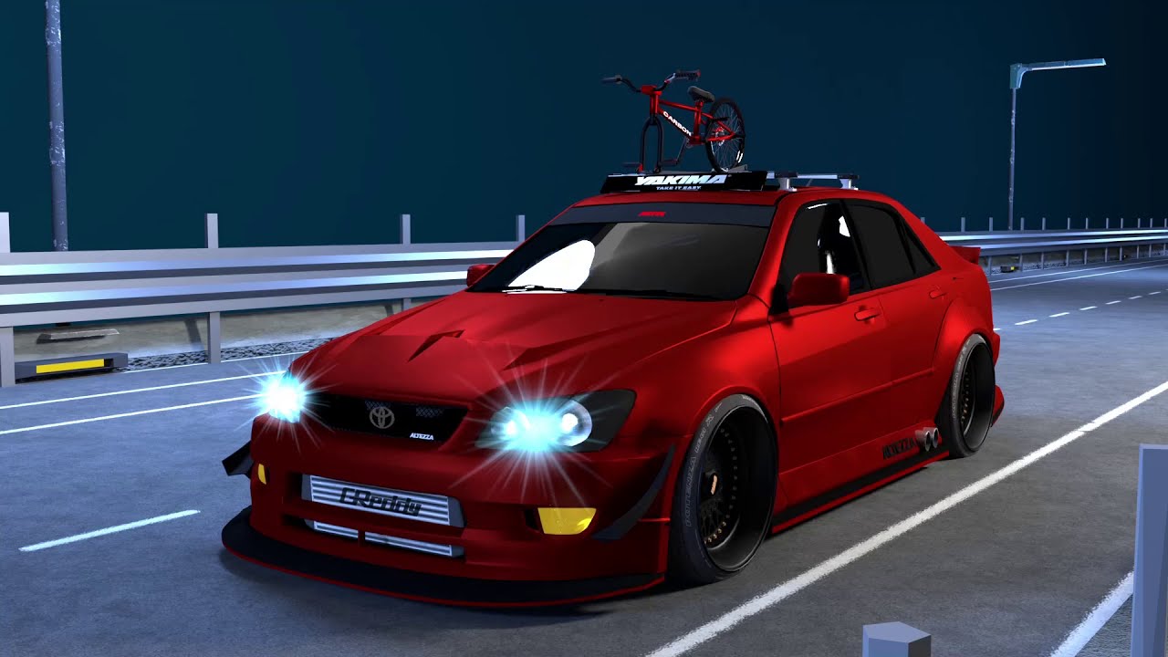 Lexus ls300/Toyota Altezza Car Animation - YouTube