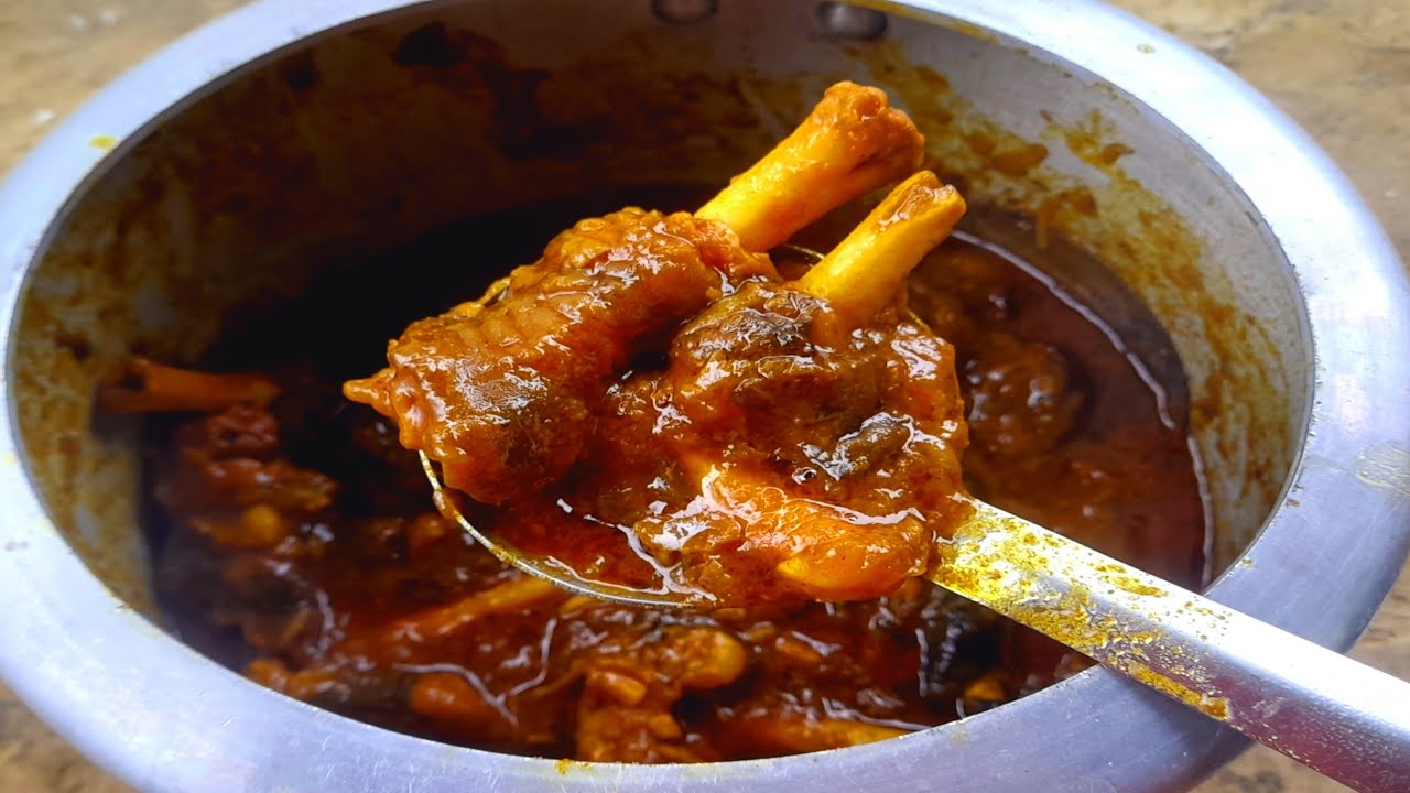 मटन पाया रेसीपी | Mutton Paya Recipe | Mutton Paya Fry | Goat Trotters ...