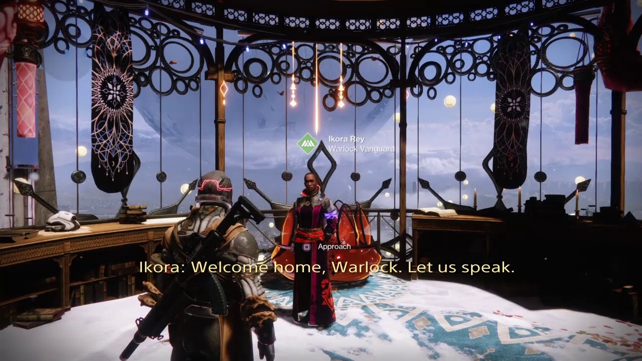 Idle Dialogue, Tower Bazaar | Ikora Rey: "Welcome Home, Warlock ...