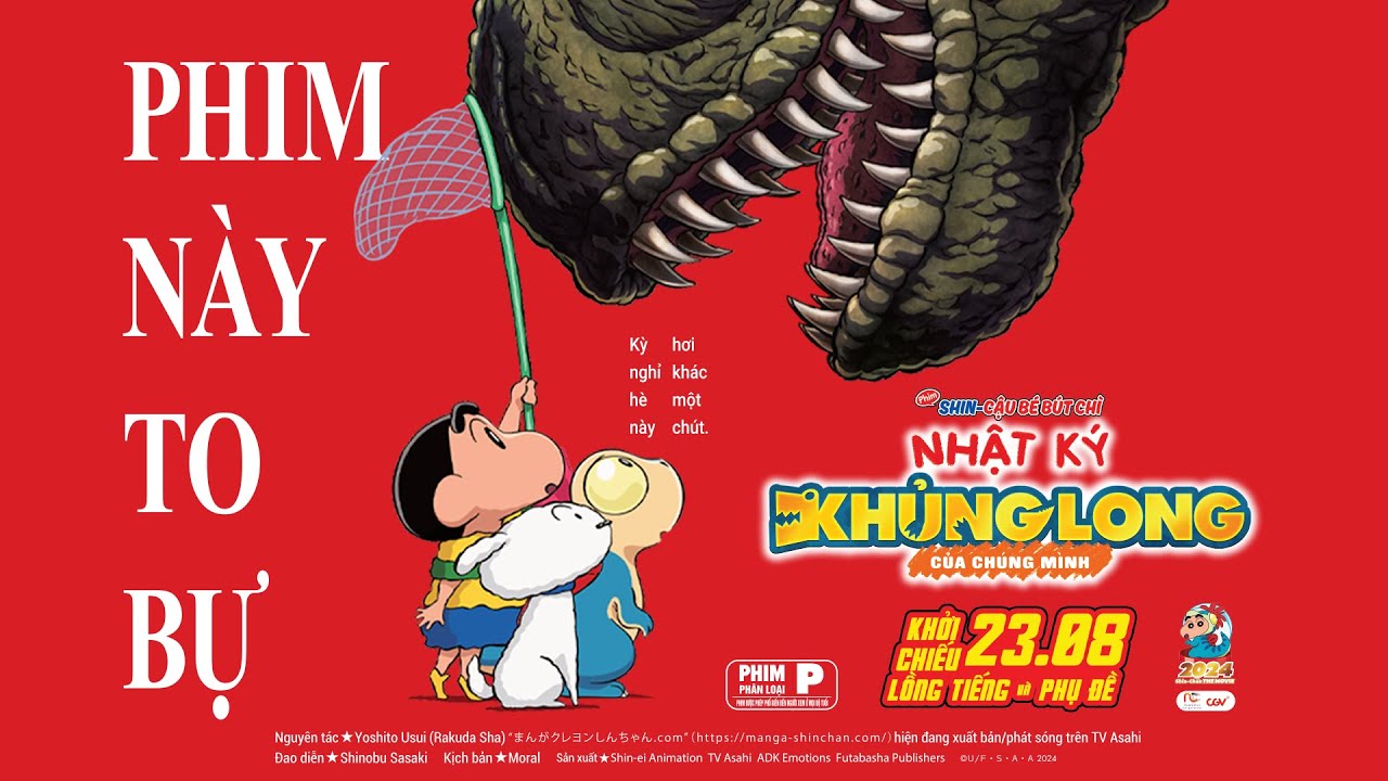 (Official Trailer) SHIN - CẬU BÉ BÚT CHÌ: NHẬT KÝ KHỦNG LONG CỦA CHÚNG ...
