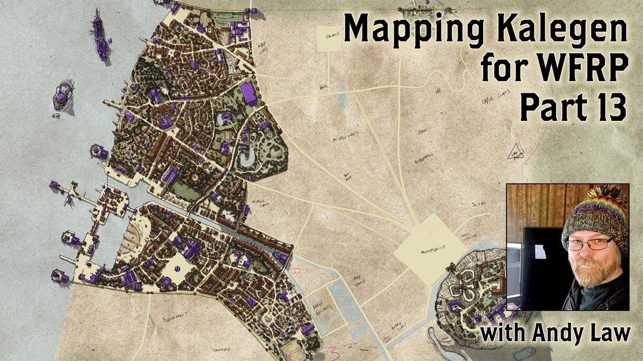 Mapping Kalegen for WFRP part 13 with Andy Law - YouTube