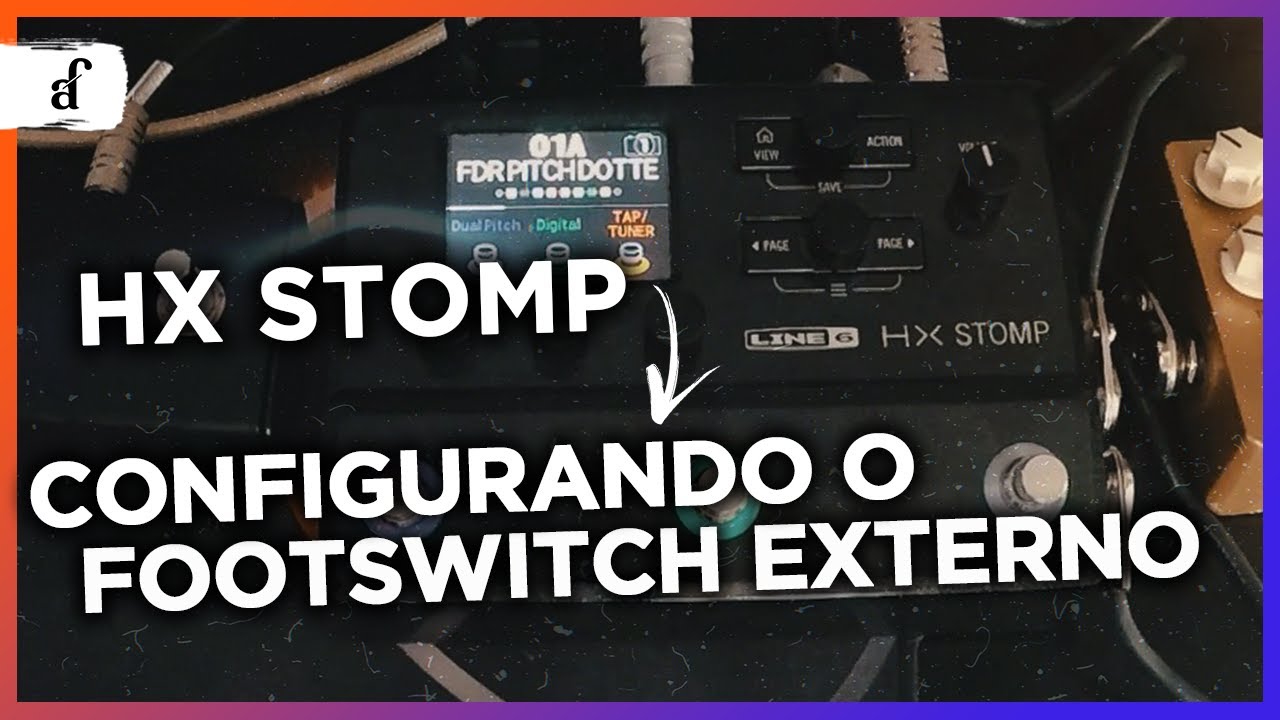 HX Stomp // Como configurar o footswitch externo! - YouTube