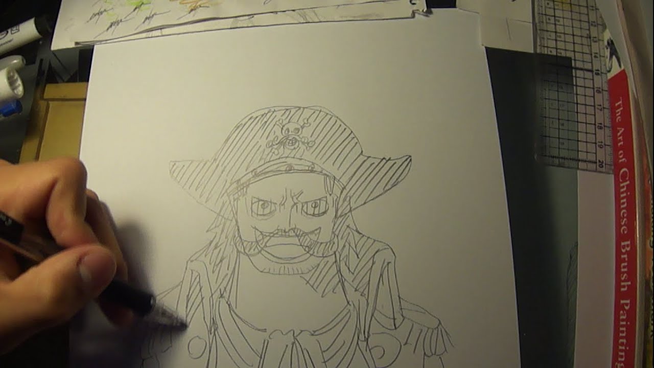 Drawing Gold Roger (One Piece) - YouTube