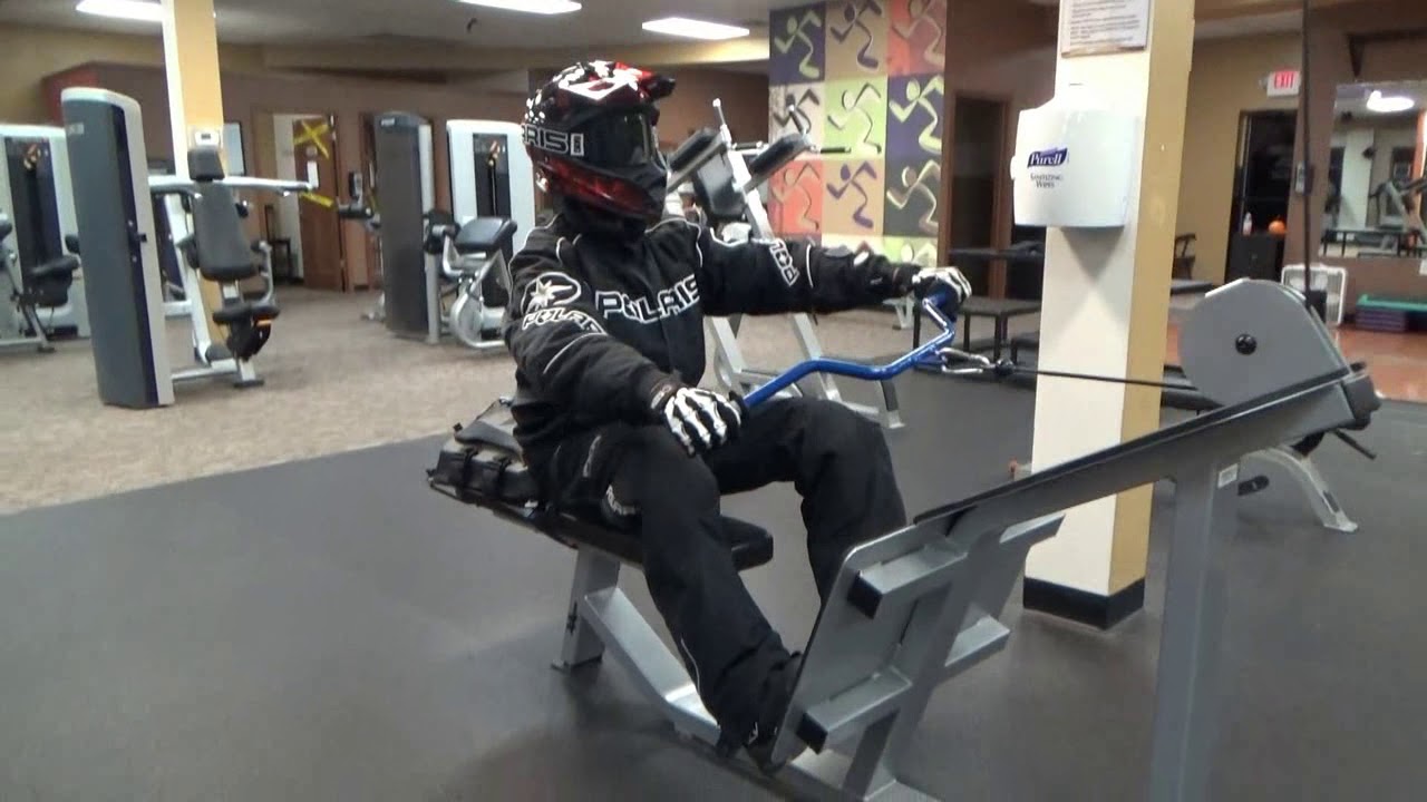 Snowmobile workout video - YouTube