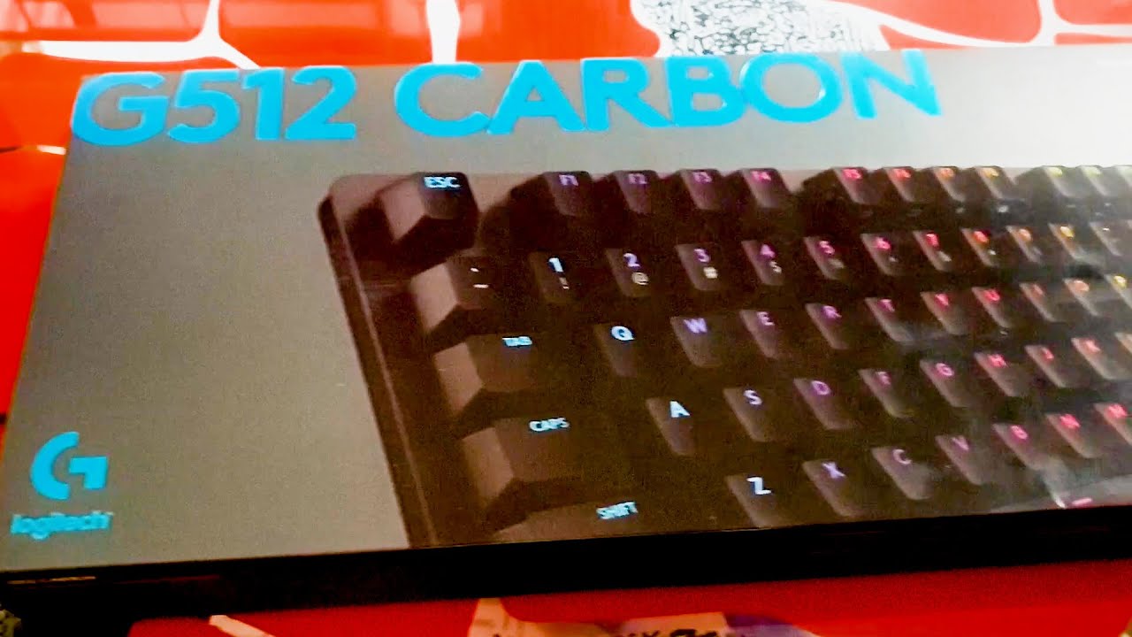 Logitech G512 Carbon RGB MECHANICAL GAMING KEYBOARD | GX BLUE SWITCH ...