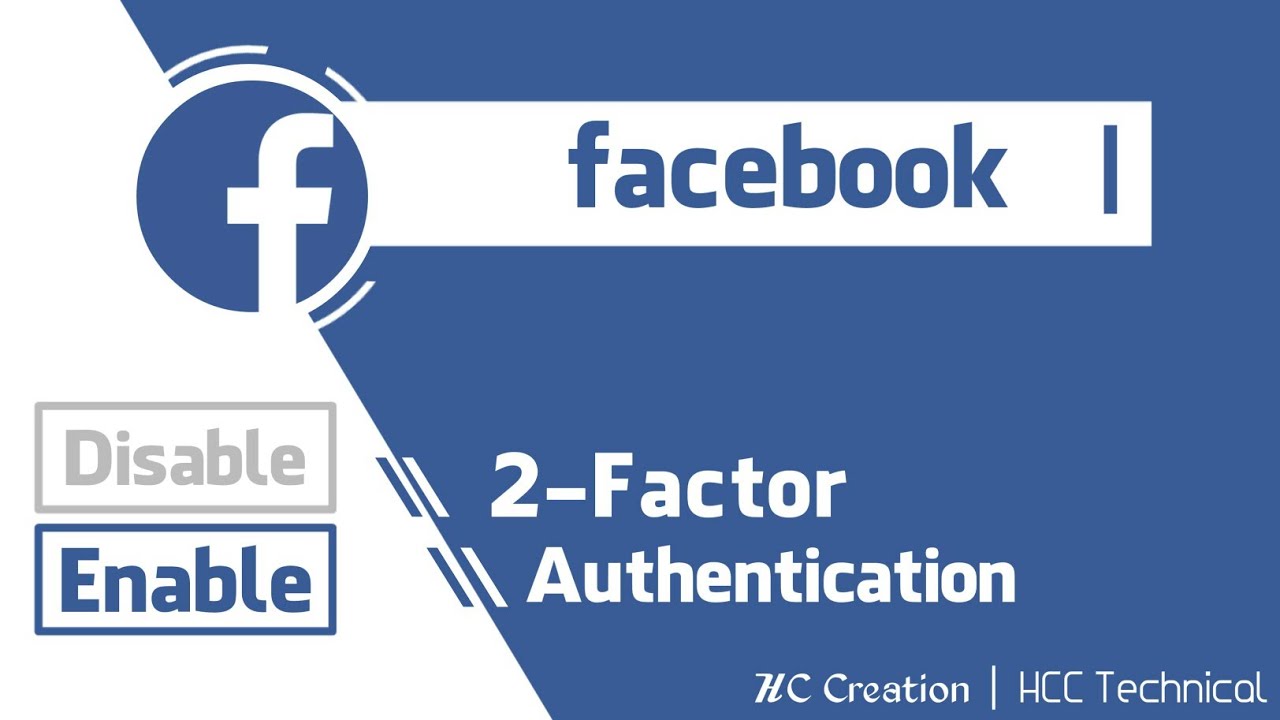 Enable 2-Factor Authentication in Facebook : 2FA : HCC Technical - YouTube
