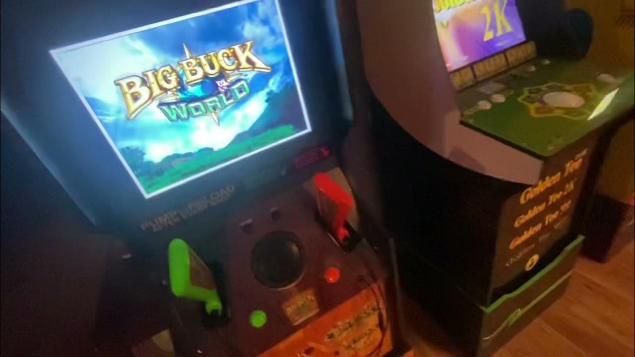 Arcade 1up Big Buck World Arcade Cabinet (Review) Game with Mj!!! - YouTube