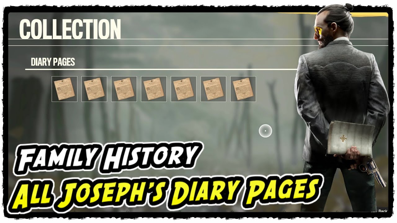 Far Cry 6 All Joseph's Diary Pages in Joseph Collapse DLC - YouTube