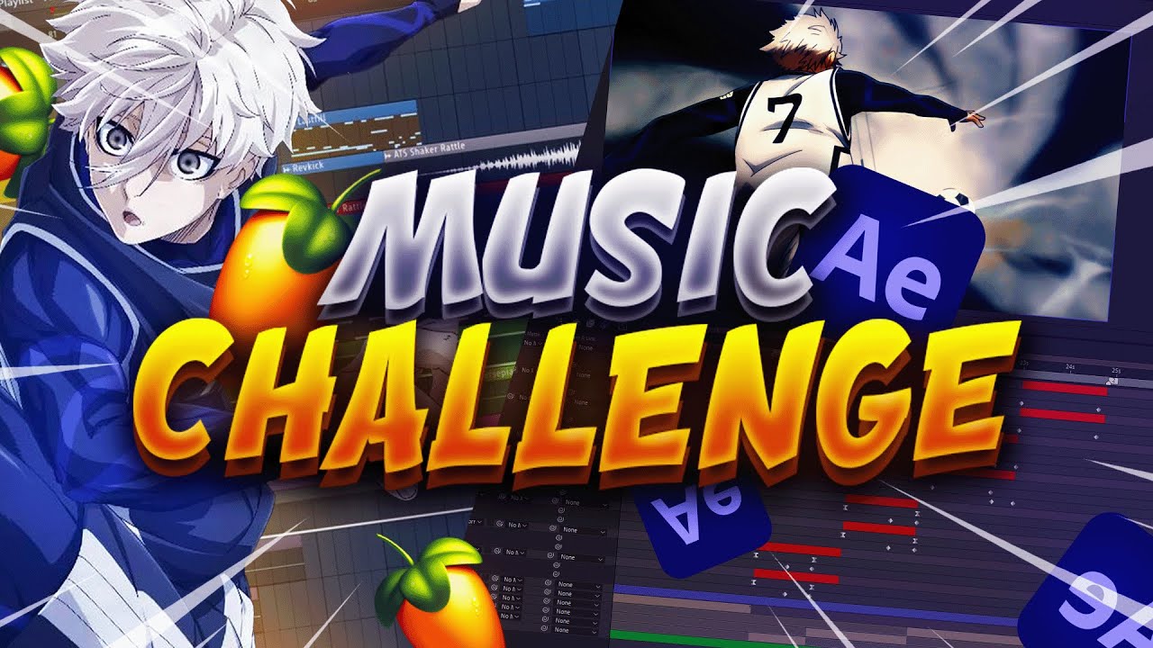 Edit sur sa propre Musique! (Music Challenge) Fl Studio & After Effects ...