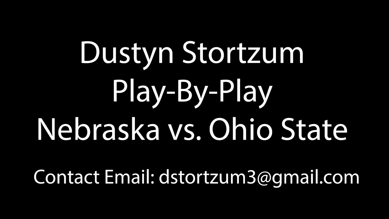 Dustyn Stortzum Play-By-Play Highlights - YouTube