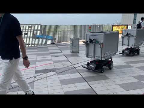Two types of transport robot "THOUZER" DEMO - YouTube