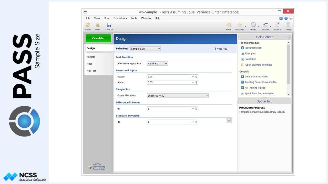 The PASS Procedure Window - YouTube