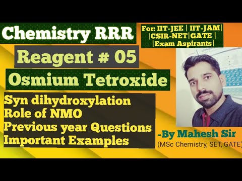 | Osmium Tetroxide|| Syn dihydroxylation Reaction || Reagent series ...