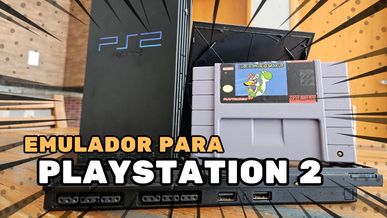 Como Instalar Emulador de Super Nintendo no PlayStation 2! - YouTube