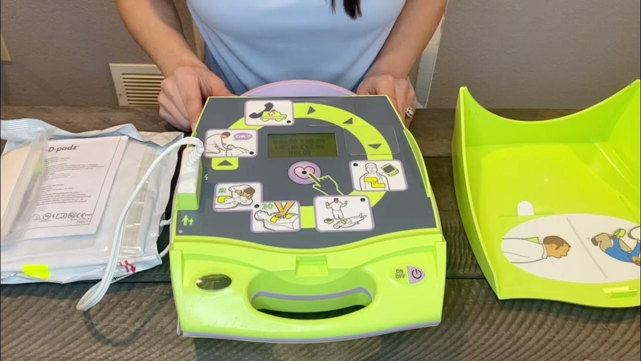 ZOLL AED Plus Manual Self-test - YouTube