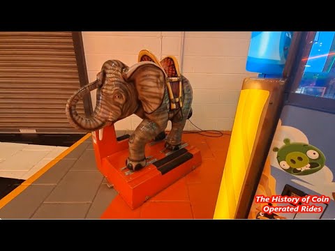1960s Coin Operated Elephant Kiddie Ride - YouTube