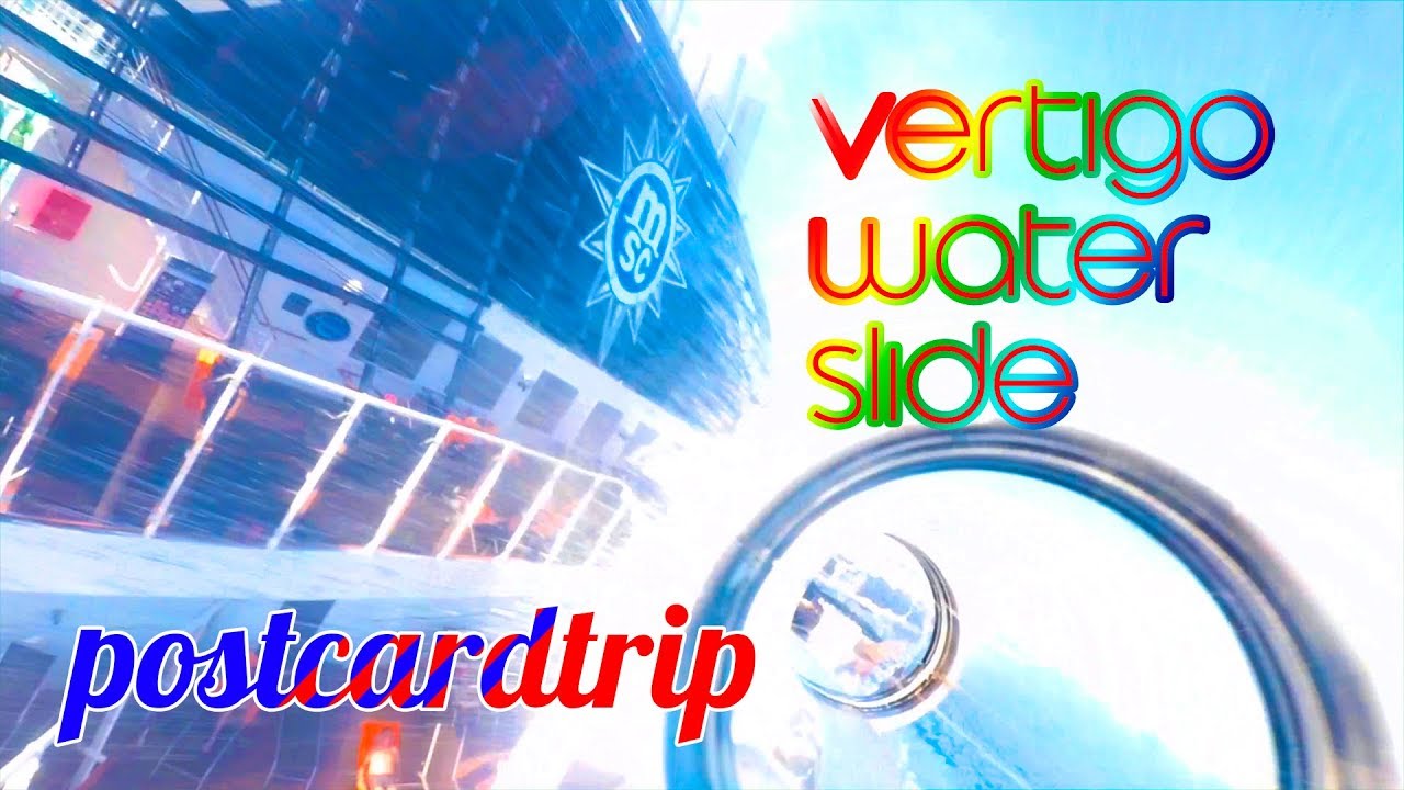 MSC Preziosa cruise liner Vertigo Water Slide (2019-2020) - YouTube