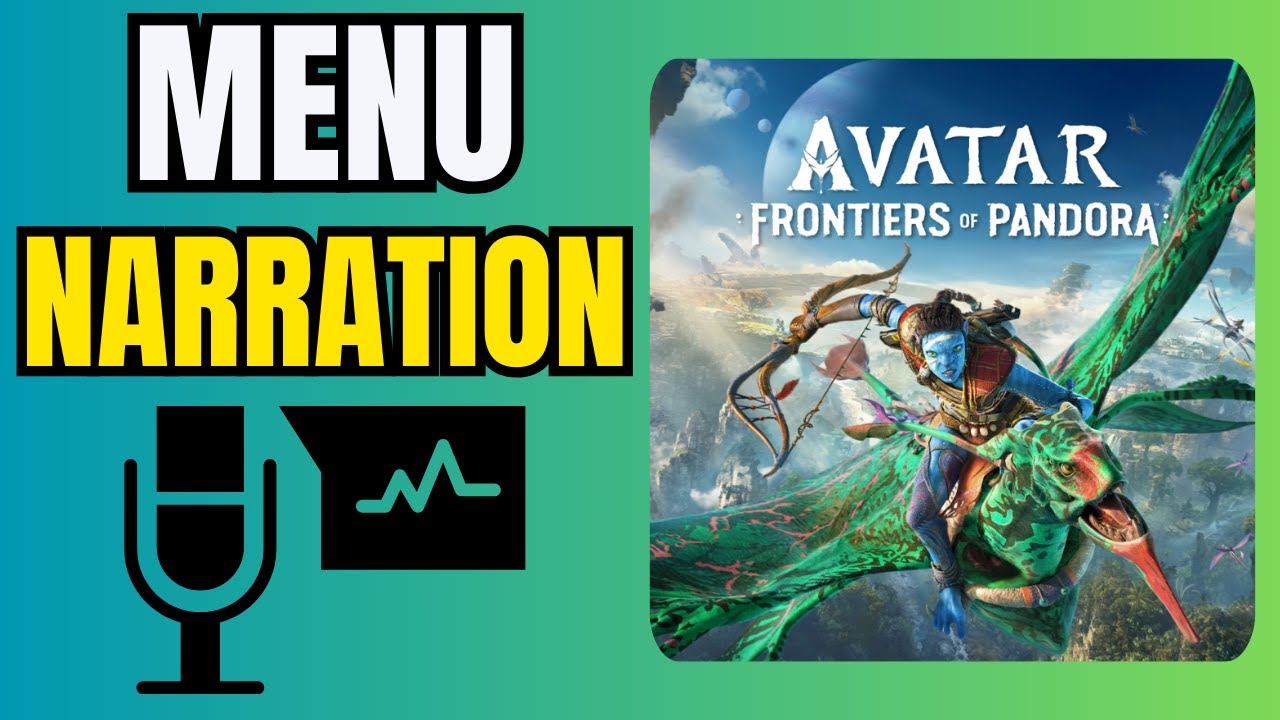 How to Turn ON/OFF Menu Narration in Avatar Frontiers of Pandora - Set ...