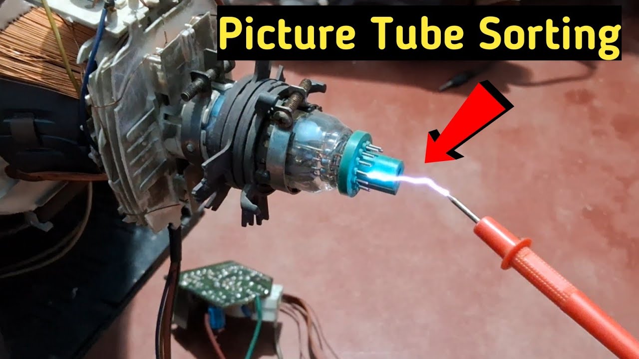 Crt picture tube short||Crt picture tube repair - YouTube