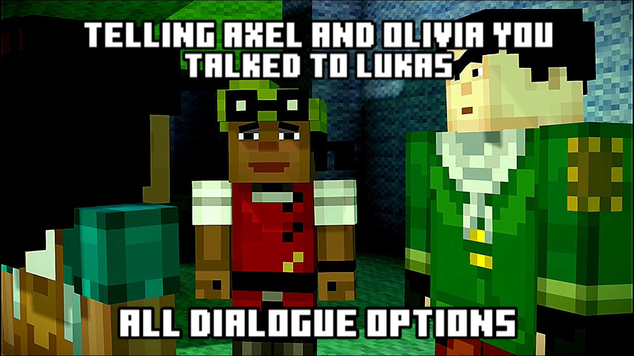 Telling Axel and Olivia you talked to Lukas - All dialogue options in ...