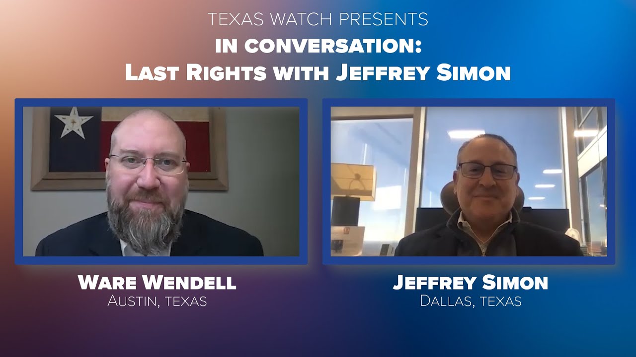 In Conversation: Last Rights with Professor Jeffrey Simon - YouTube