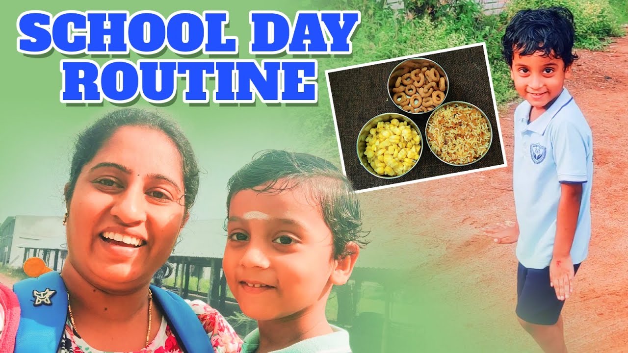 📚 Aadhu's School Day Adventure! 🎒 | Kid's Morning Routine | Kalaivani ...