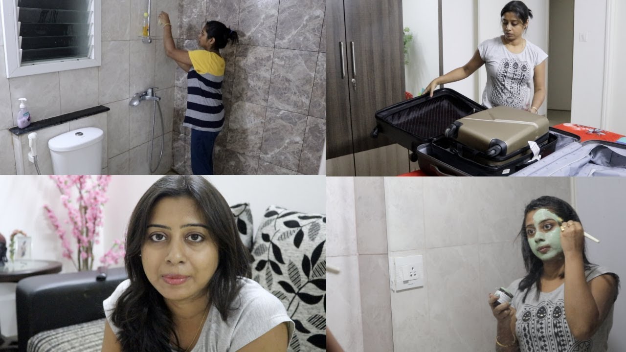 My Bathroom Deep Cleaning Routine Packing For Kolkata Indian