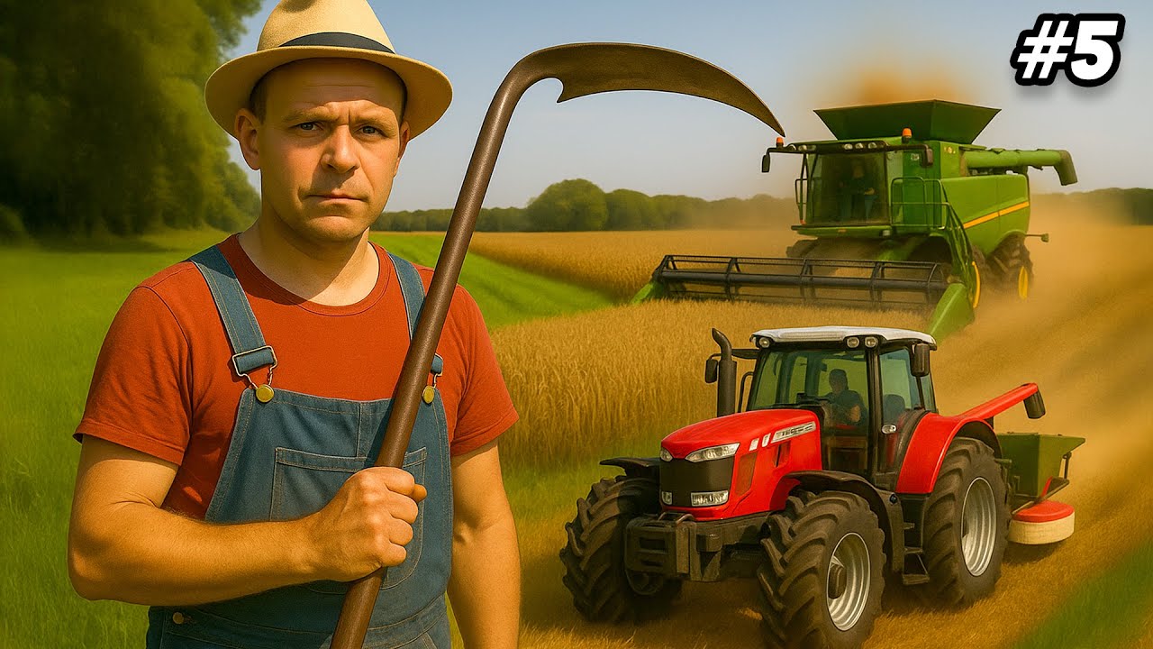 MEGA FARM FROM $0 ON FLAT MAP | #5 | FARMING SIMULATOR 25 - YouTube