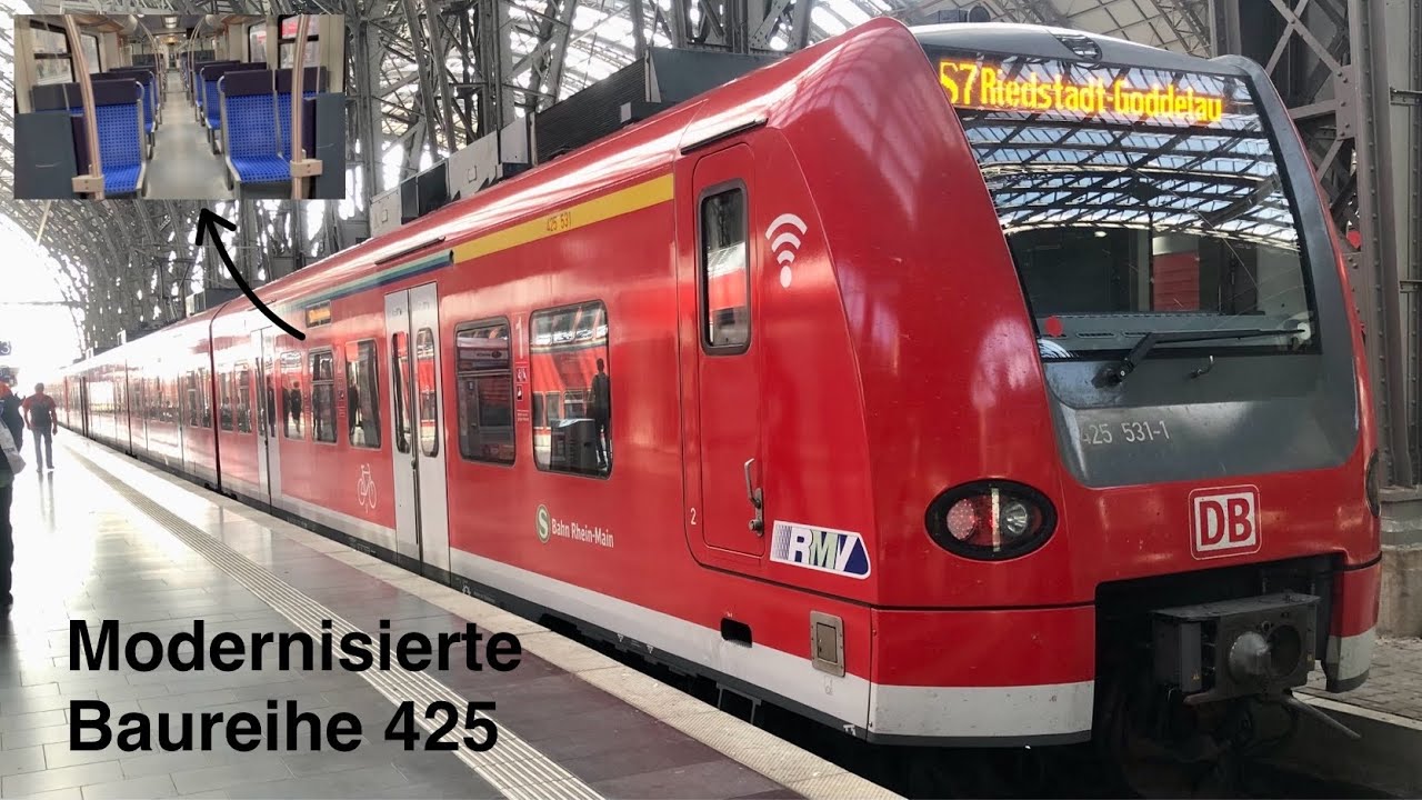 Die modernisierte Baureihe 425 der S-Bahn Rhein-Main - YouTube
