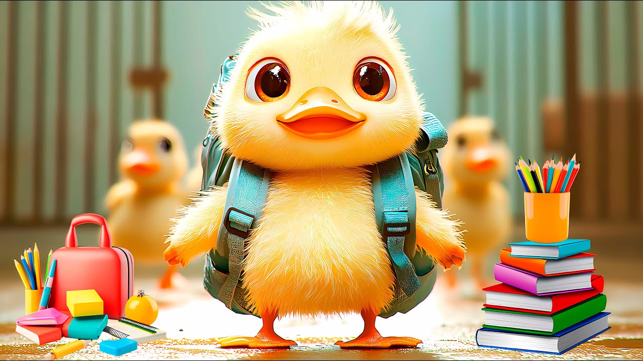 THE LITTLE DUCK AND THE SCHOOL - English Storytime | Fairy Tales | Kids ...