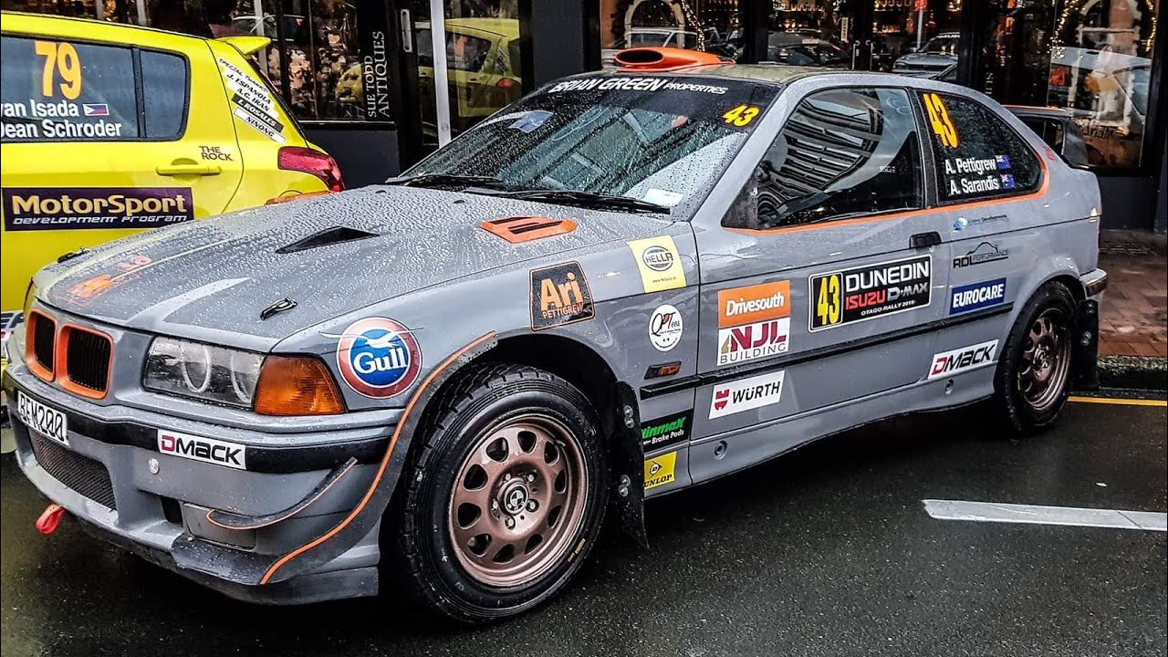 BMW 318Ti Rally Car Rally of Otago - YouTube