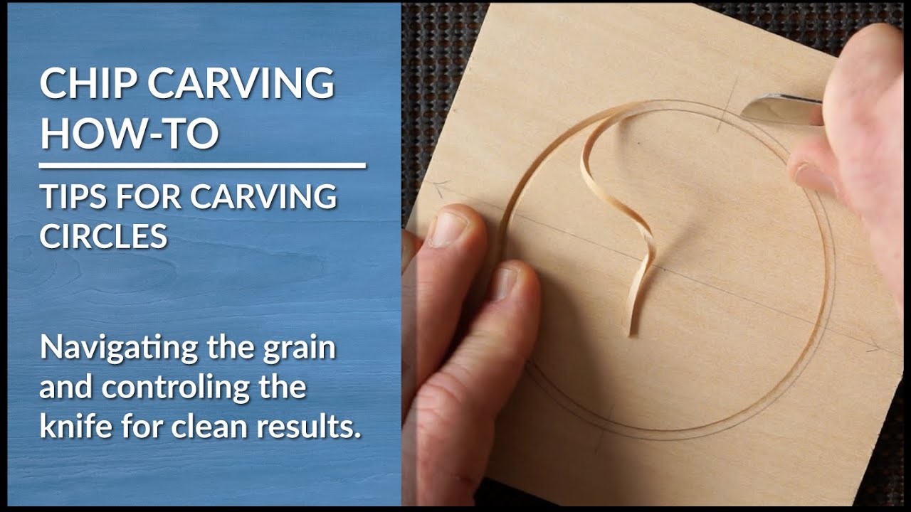 Chip Carving How-To: Carving Circles - YouTube