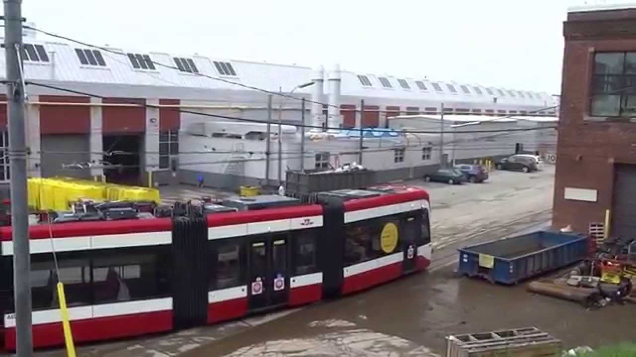 TTC New Bombardier Flexity Outlook 4403 LRV Goes For A Test Ride At ...