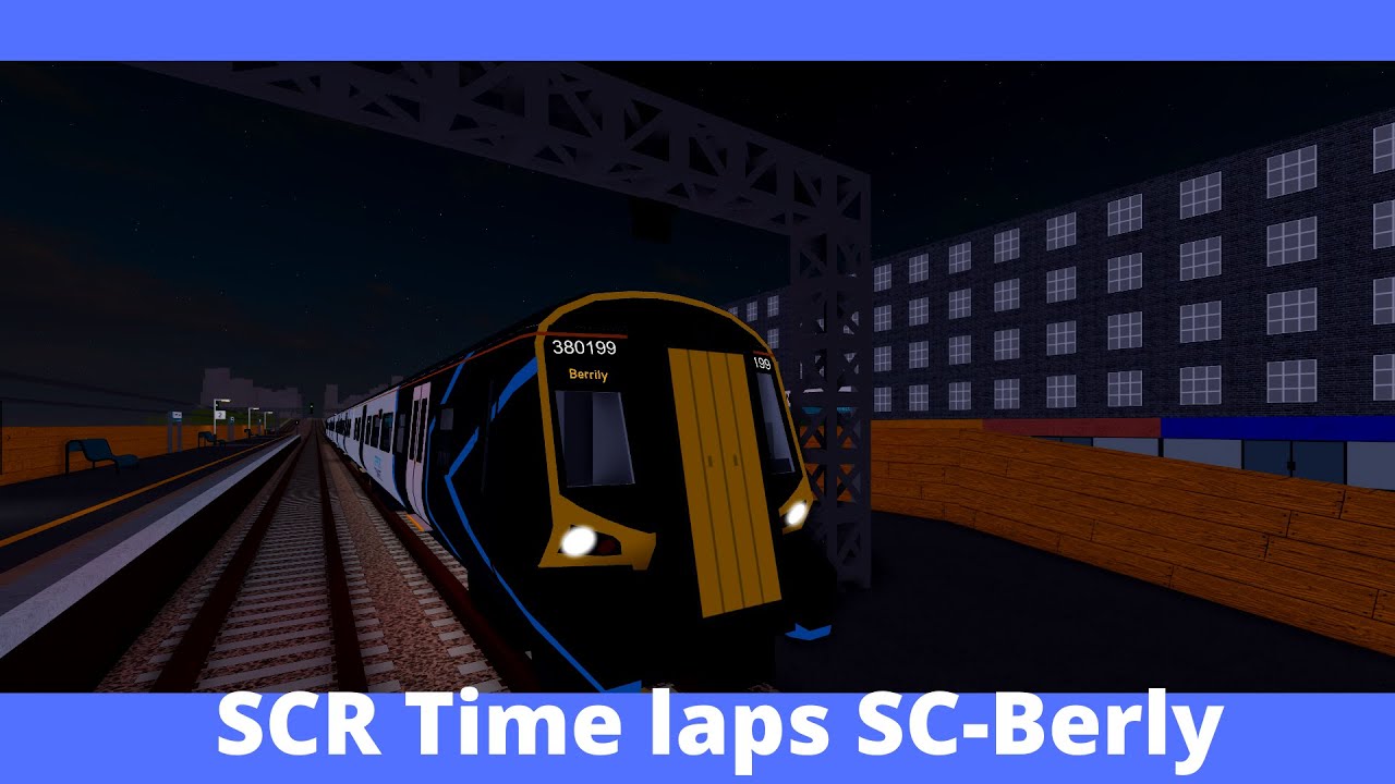 SCR Timelaps Stepford Central Berrily Class 380 - YouTube