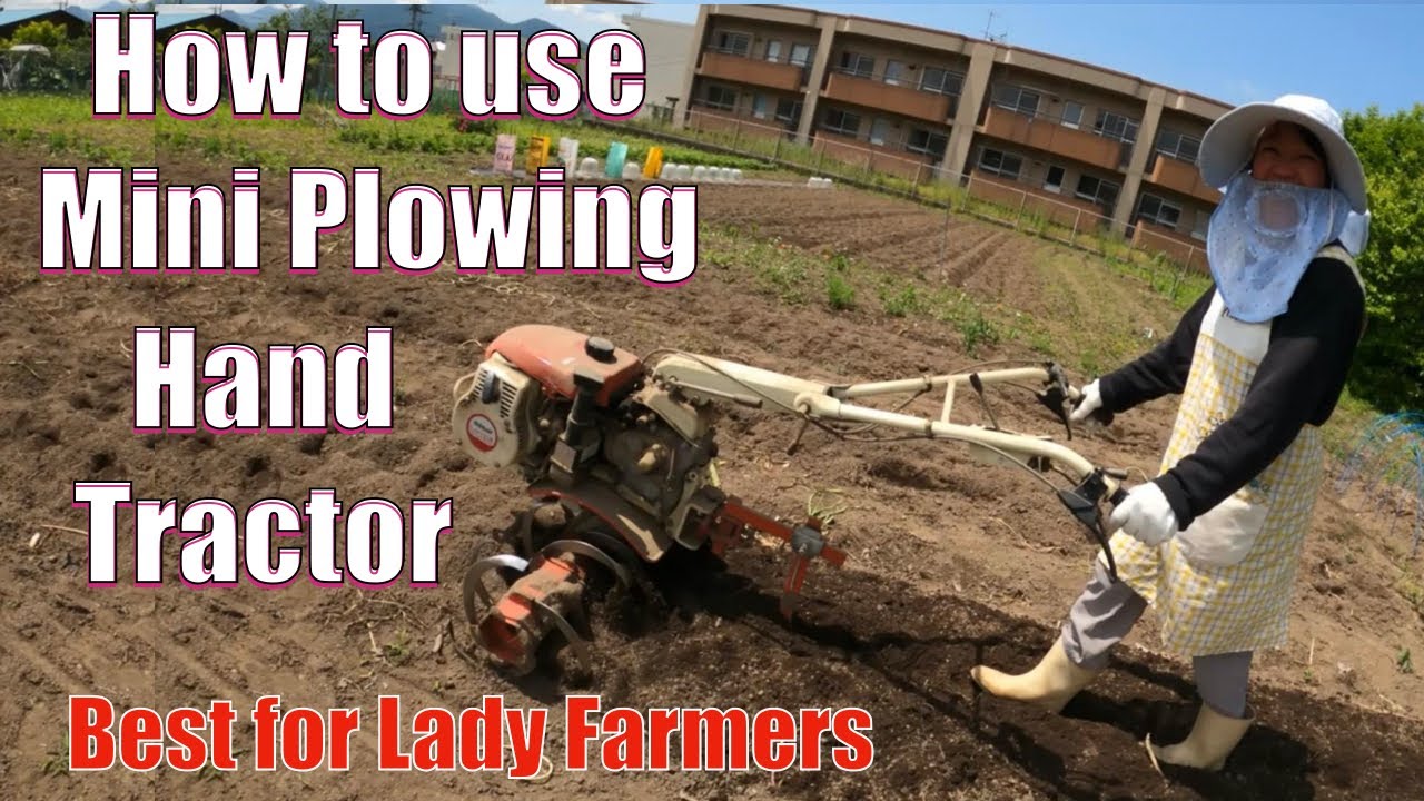 HOW TO USE MINI PLOW MACHINE BEST FOR LADY FARMERS - YouTube