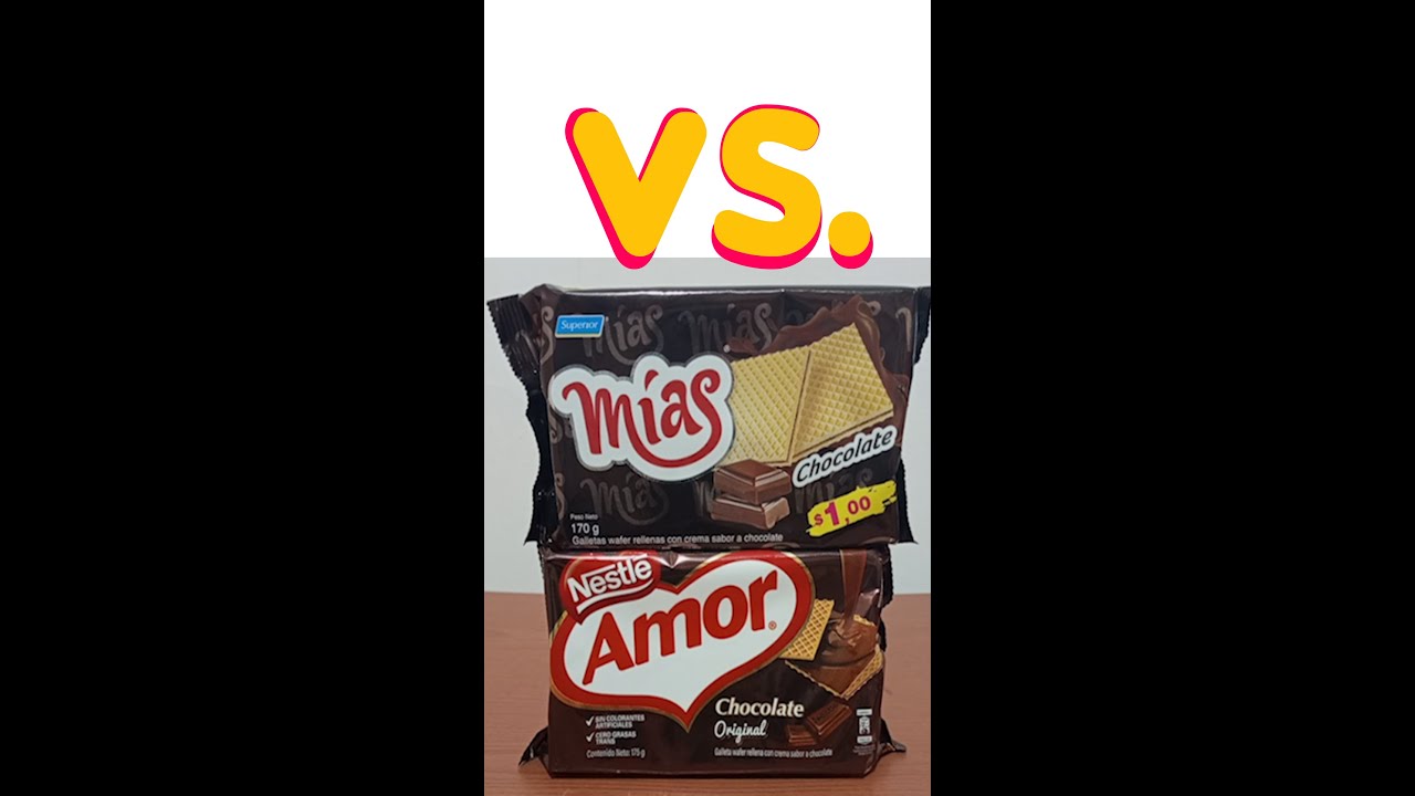 🥊🧇 Amor 🆚 Mías ¿Cuáles son las mejores galletas waffer de Ecuador ...
