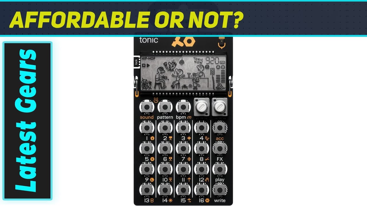 Pocket Operator PO-32 Tonic: Awesome Micro Drum Synth! - YouTube