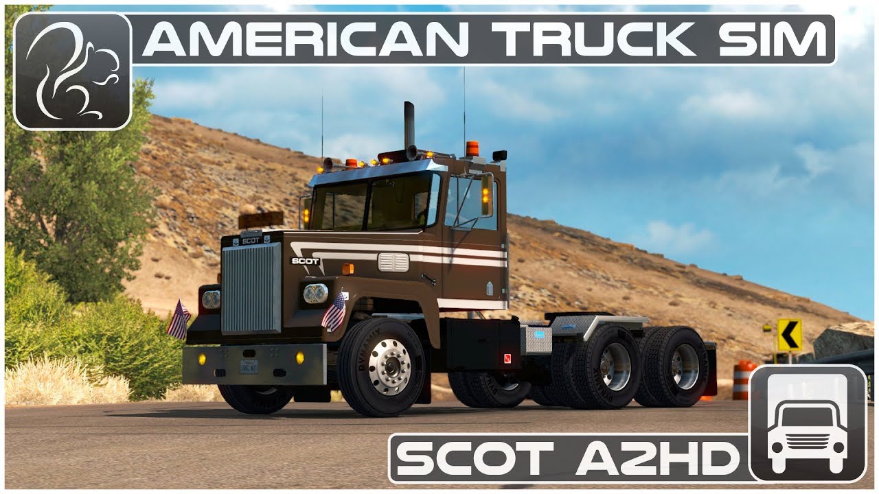 Scot A2HD Vintage Truck - Mod Review (American Truck Simulator) - YouTube