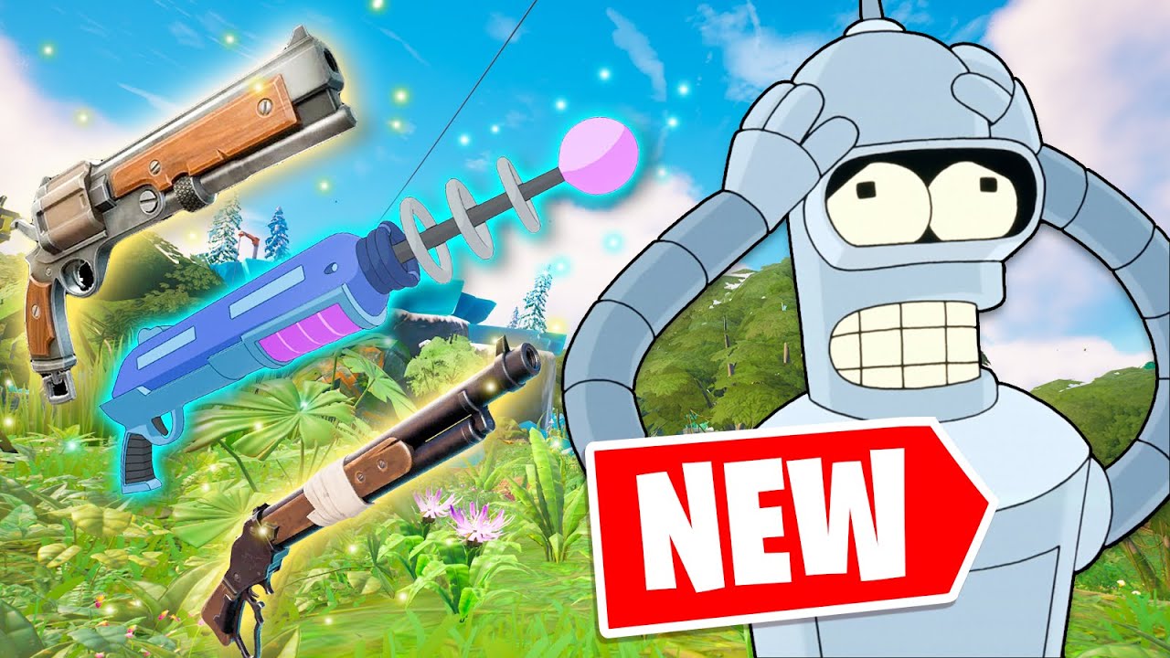 Fortnite Futurama Update! NEW Guns, 'Vaults', New Perks, New Skins and ...