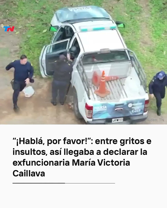 Hablá Por Favor Entre Gritos E Insultos Así Llegaba A Declarar La