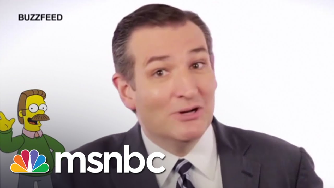Ted Cruz Does Simpson's Impressions | msnbc - YouTube