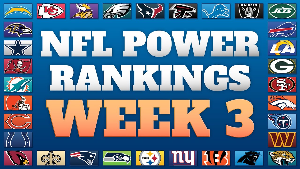 NFL Power Rankings Week 3 | 2025 - YouTube