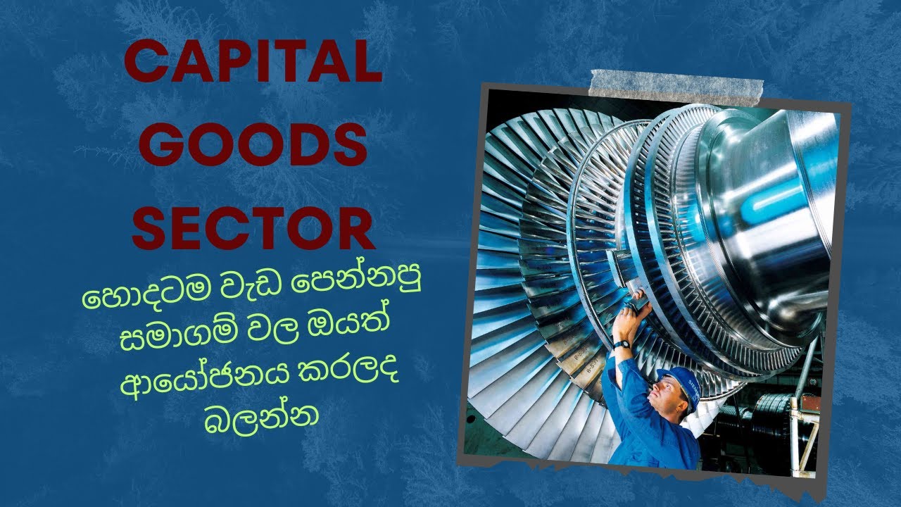 Capital Goods sector එකට වෙලා තියෙන දේ දැක්කද Let's look @ Capital ...