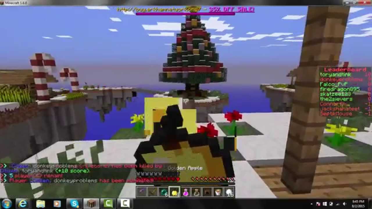 Sky Wars Arkham server #1 - YouTube