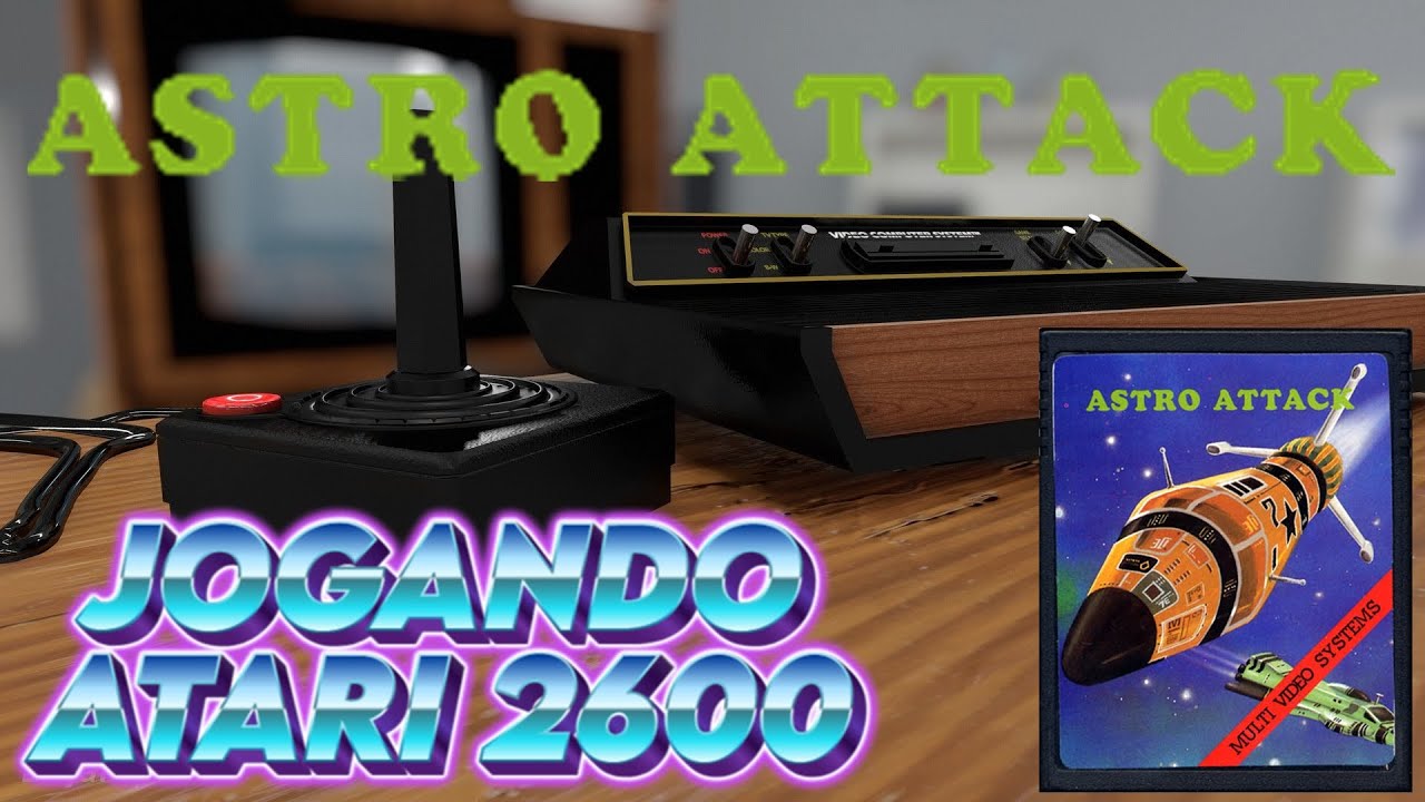 Astro Attack (Goliath, 1983): Jogando Atari 2600 - YouTube