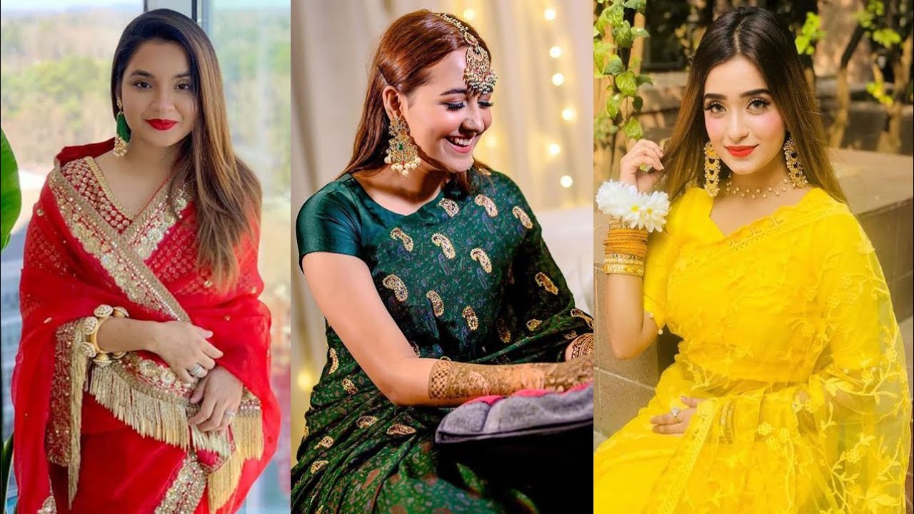 Indian Classy Look Sarees, Classic Look Sarees, Simple and beautiful ...
