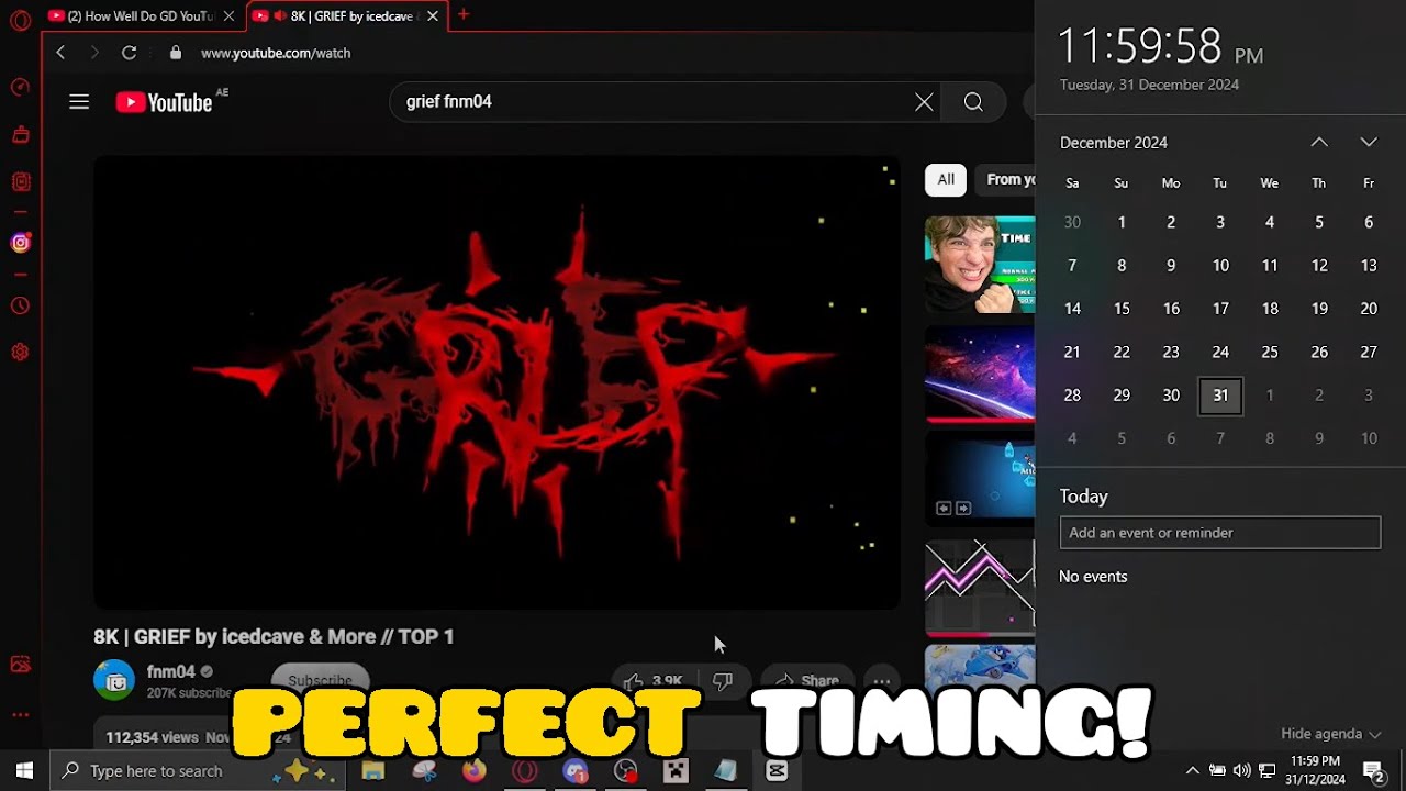 I Timed The GRIEF Drop PERFECTLY at 2025 New Year's! (PERFECT) - YouTube