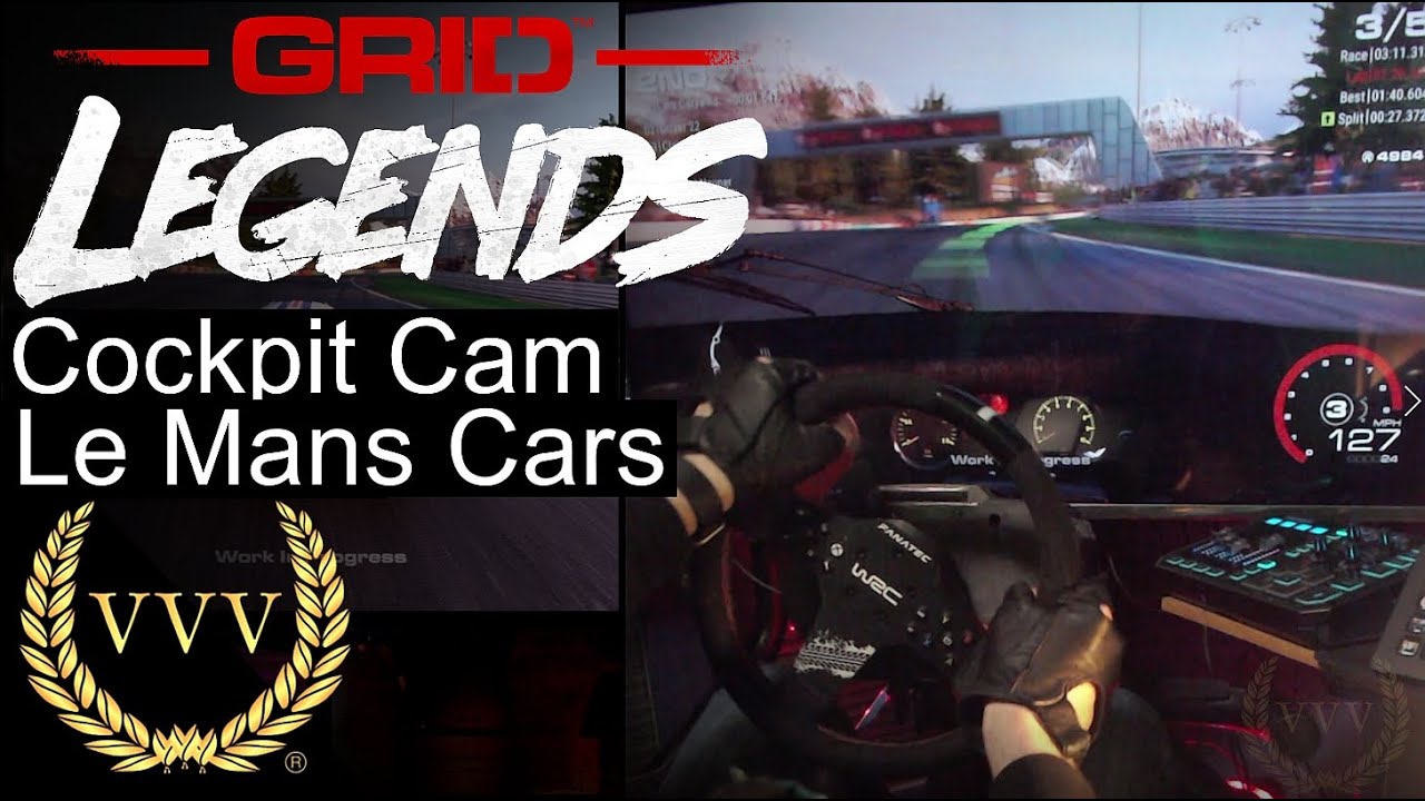 GRID Legends - Cockpit Cam - Le Mans Cars Race - YouTube