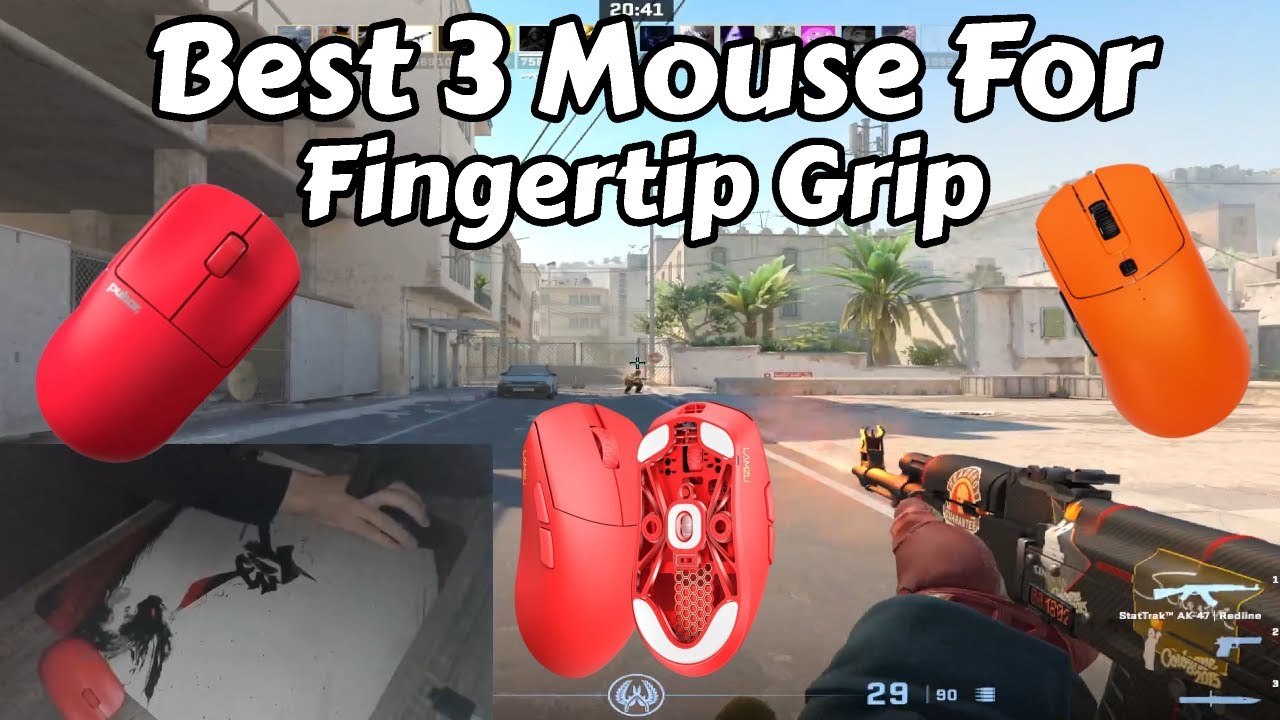 TOP 3 FINGERTIP GRIP Mouse For FPS - YouTube