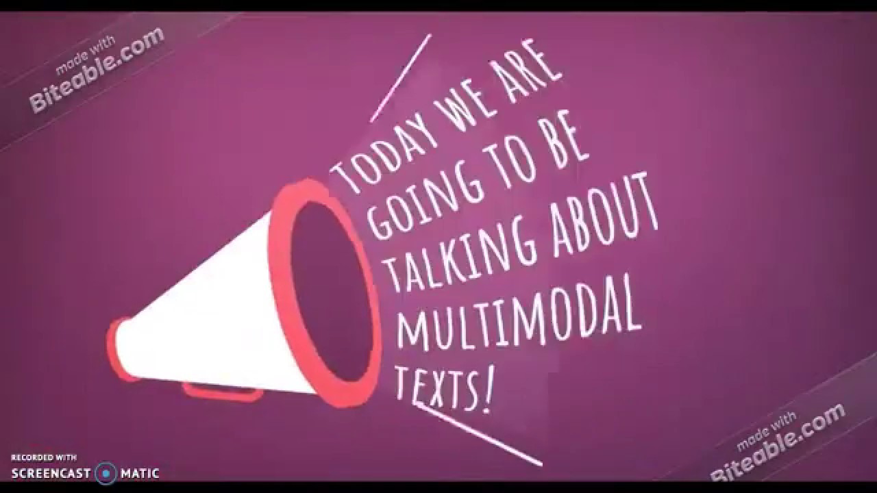 Multimodal Texts YouTube Multimodal Texts YouTube